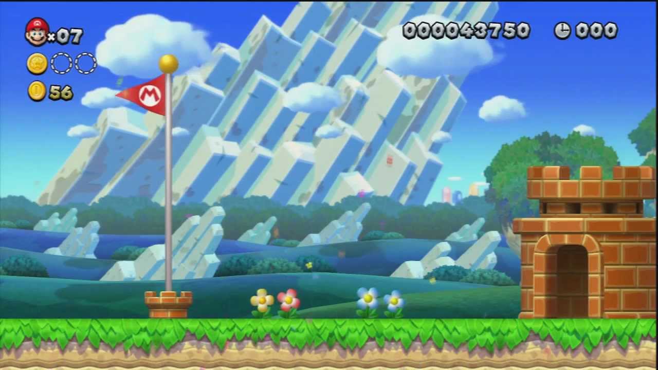 Wii Super Mario Flagpole