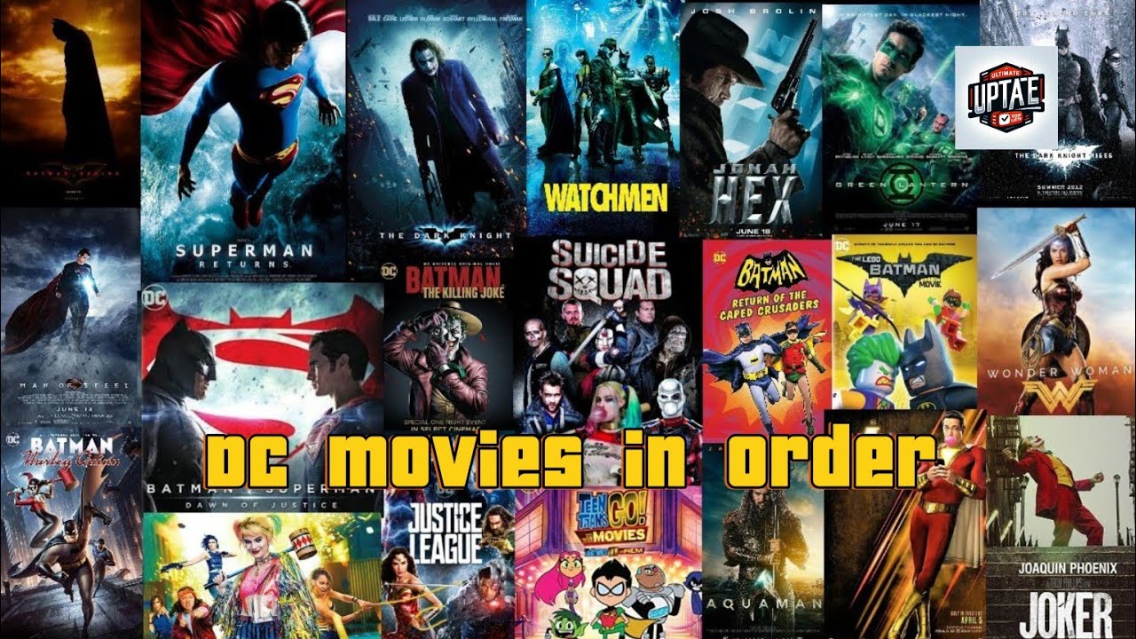 DC Movies in Order | Release & Chronological Years #DCUniverse #DCEU # ...