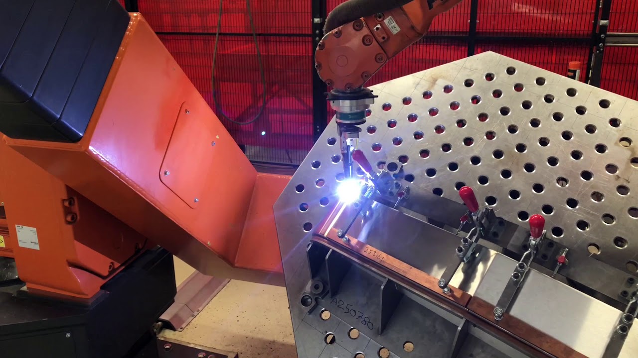 ABB Lasrobot - TIG lassen van RVS plaatwerk - YouTube