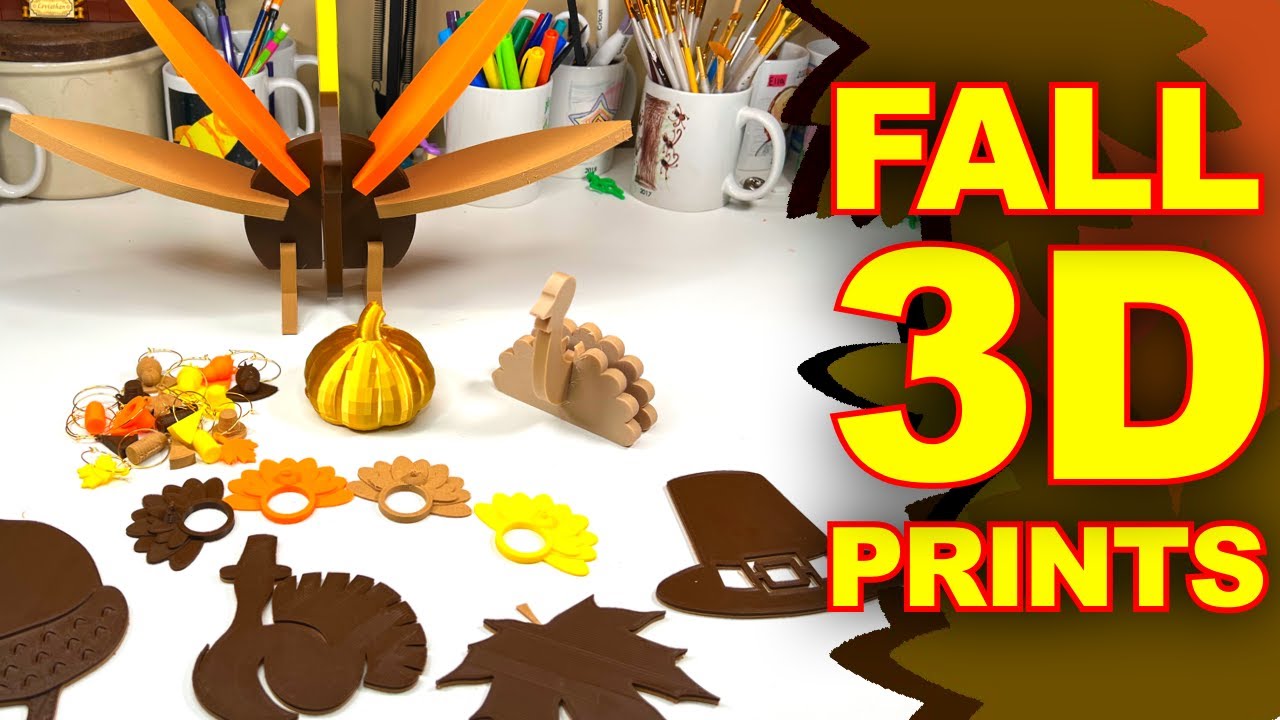 6 UNIQUE Fall Decor Ideas Your Family Will Love! - 3D Printed Ideas ...
