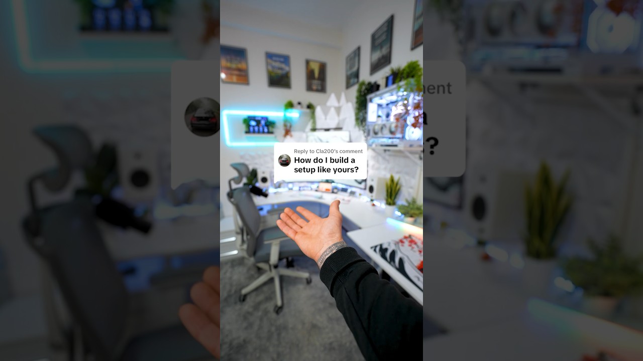 It’s not that hard. A big desk, a good mousepad, some fake plants and ...