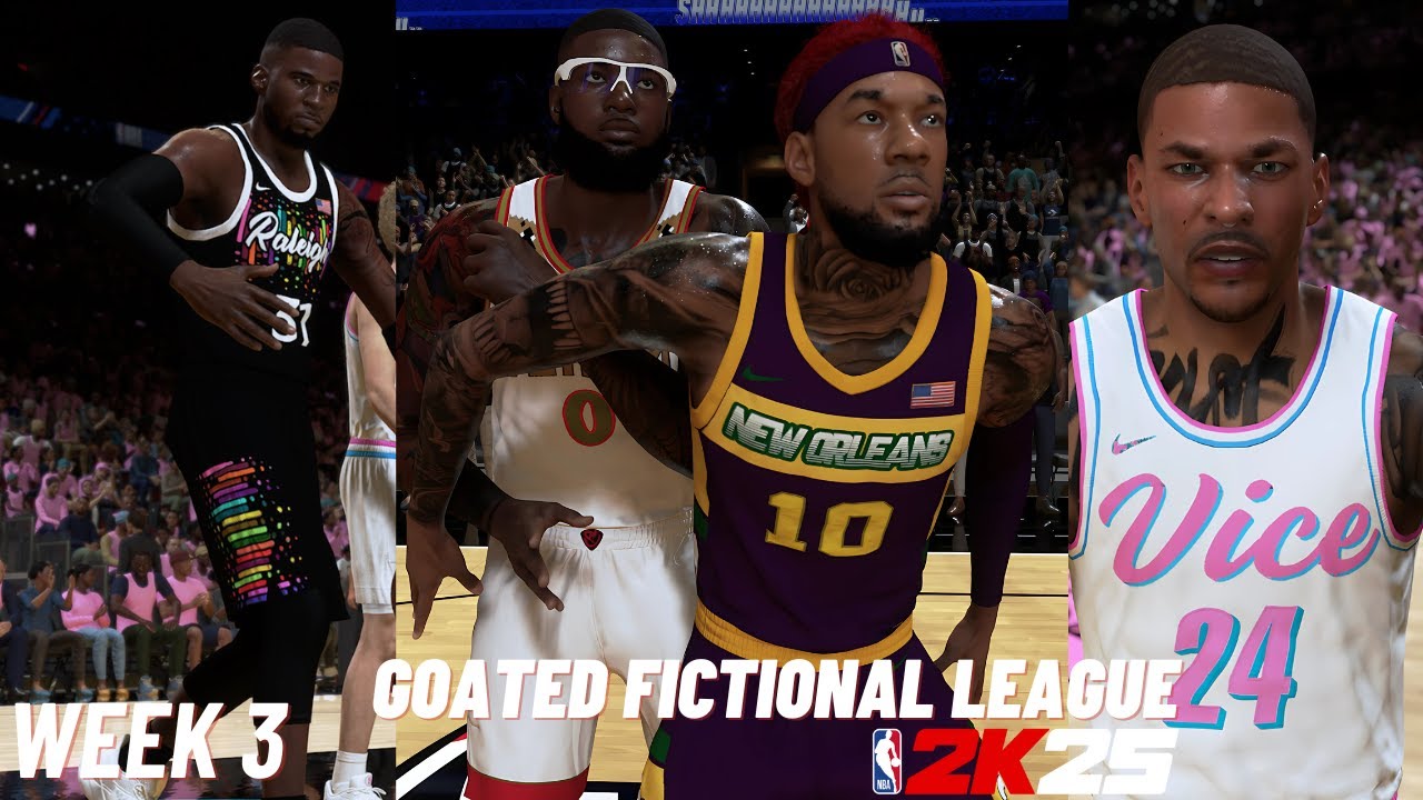 NBA 2K25 GOATED Fictional League Ep.5 - Wild Week 3 - YouTube