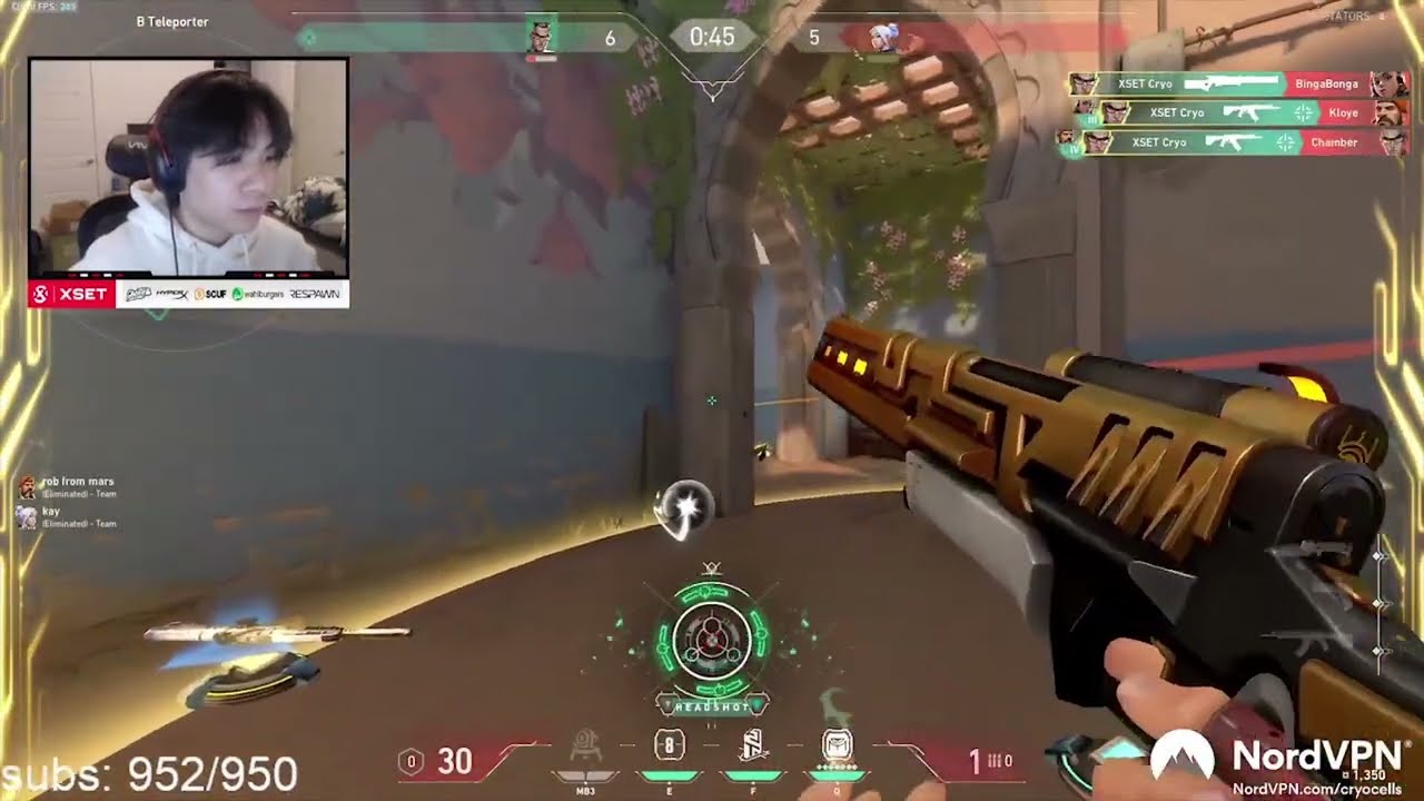 XSET Cryo 1 vs 5 Clutch ACE in Radiant Ranked | Cryocells 1 vs 5 ...