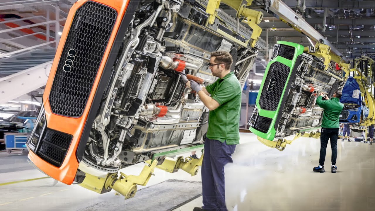 Inside Billion $ German Factory Producing the Powerful Audi R8 - YouTube