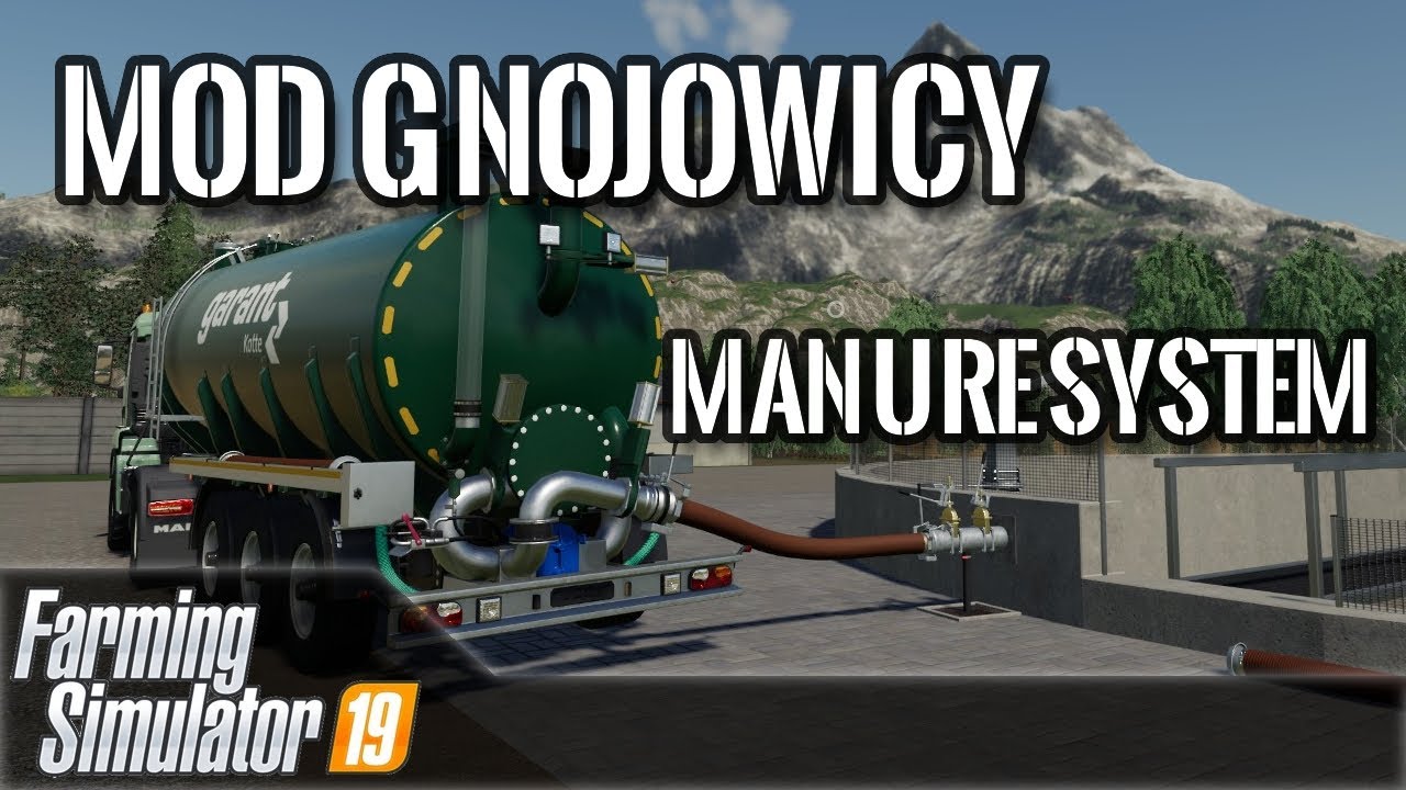 [MOD] Mod gnojowicy - Manure System - Farming Simulator 19 - YouTube