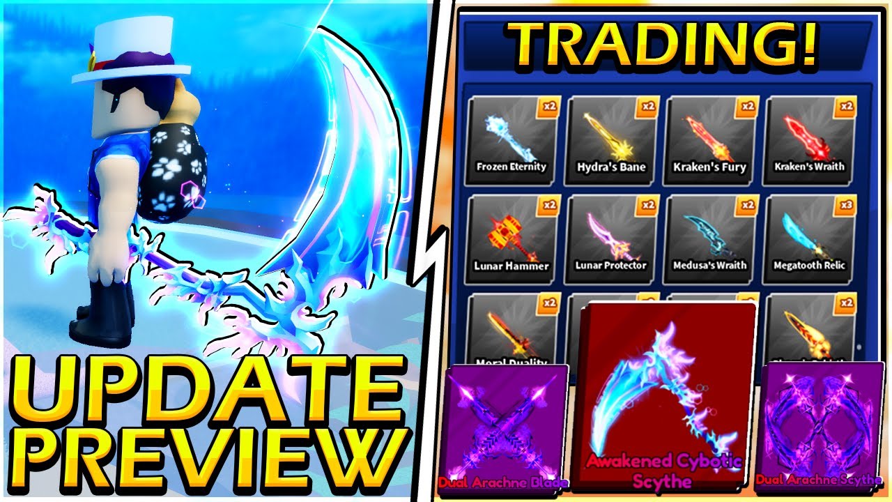 TRADING IS FINALLY HERE! - Blade Ball Update Showcase - YouTube