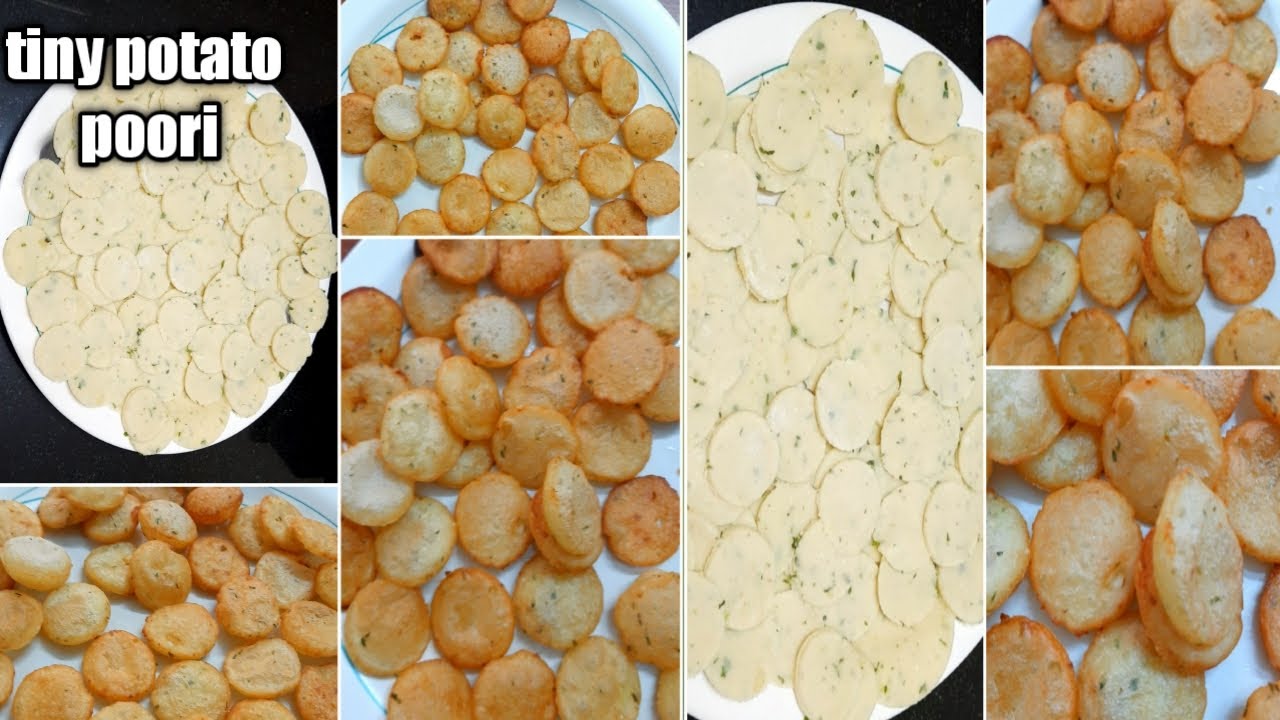 tiny potato poori recipe/how to prepare tiny potato poori/ tiny potato ...