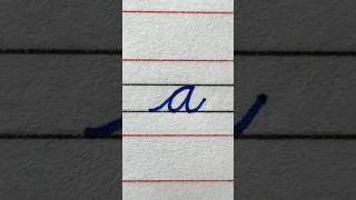 Small Letter ‘a’ Cursive | Cursive A | Cursive Writing | #cursive #cursiveletter #cursivewriting