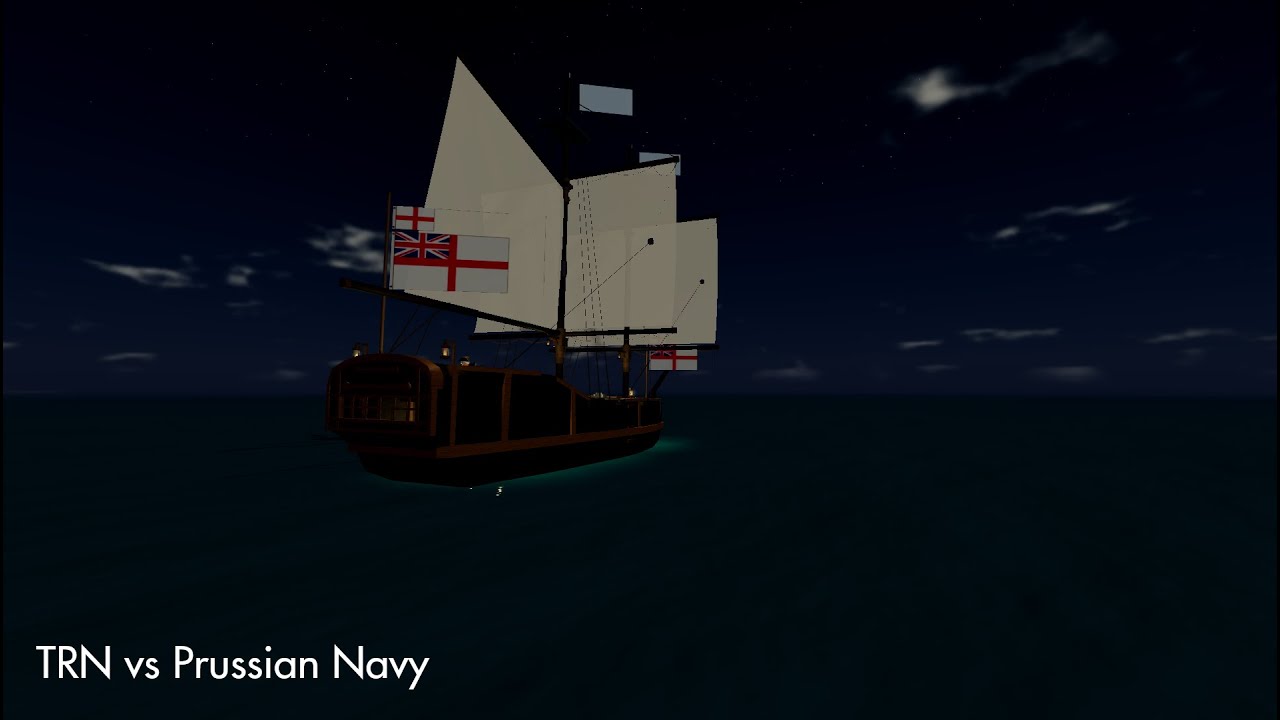 The Turbulent Seas: HMS Nimble vs 3 Galleon Prussian Fleet - YouTube