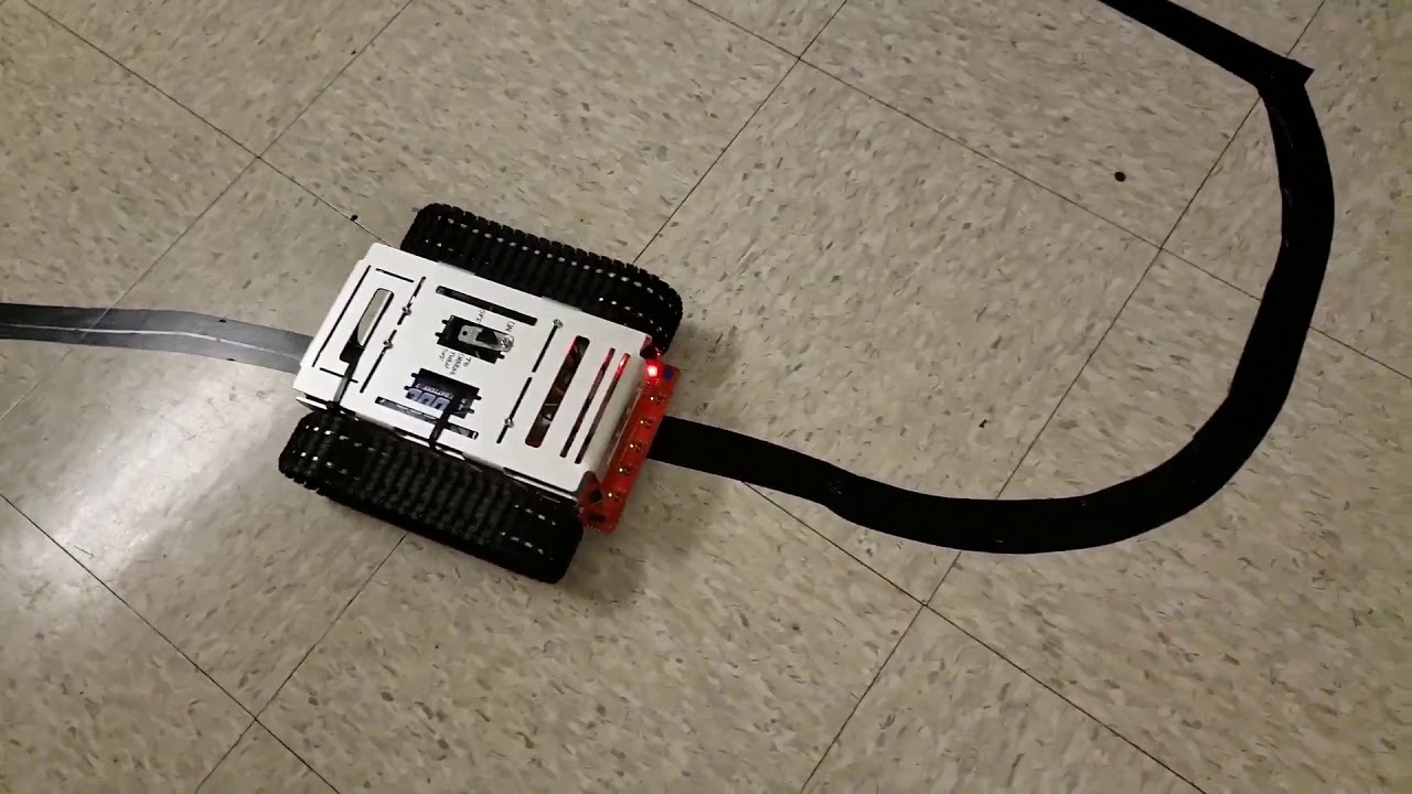 Line Following Robot Tank - YouTube
