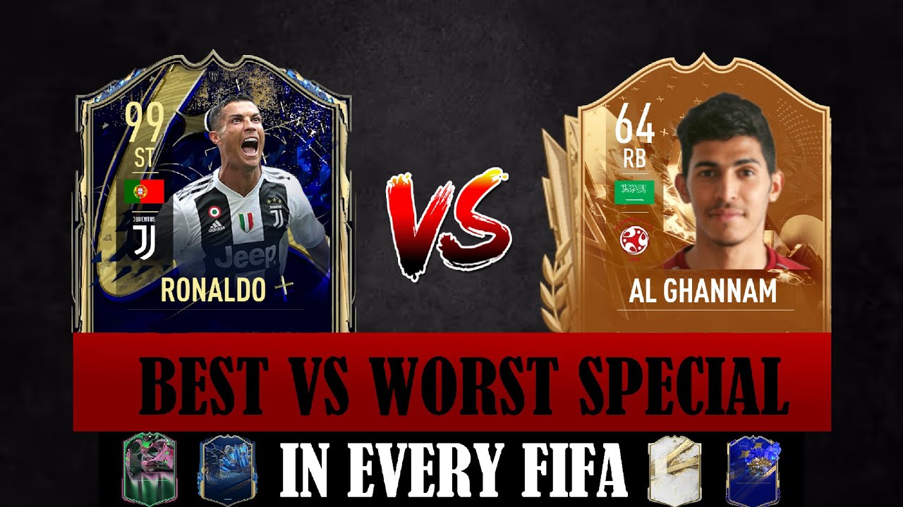 BEST vs WORST SPECIAL CARD IN EVERY FIFA! 🤯🔥 ft. Pele, Messi, Ronaldo ...