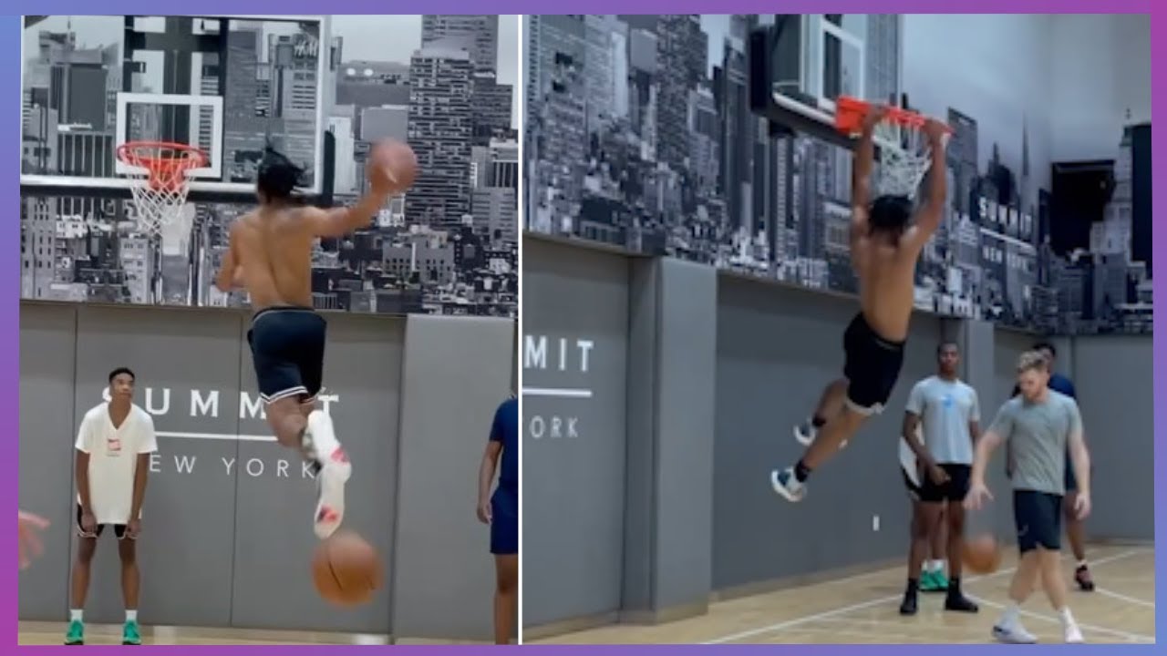 Cam Whitmore CRAZY DUNK WORKOUT - YouTube