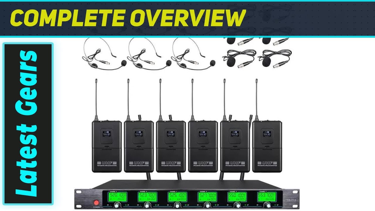 Tbaxo MK0362: Best 6 Channel Wireless Mic System for Events ...