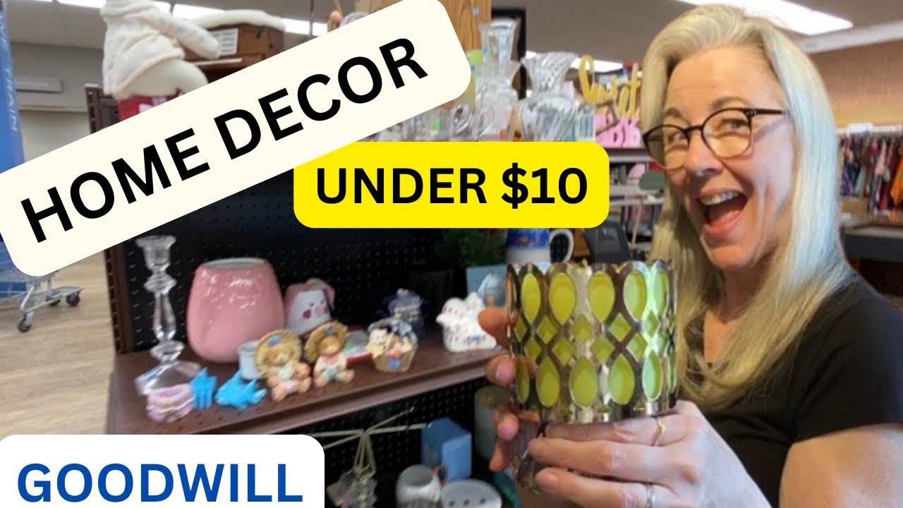 My GOODWILL HAUL | Home Decor & Furniture - YouTube