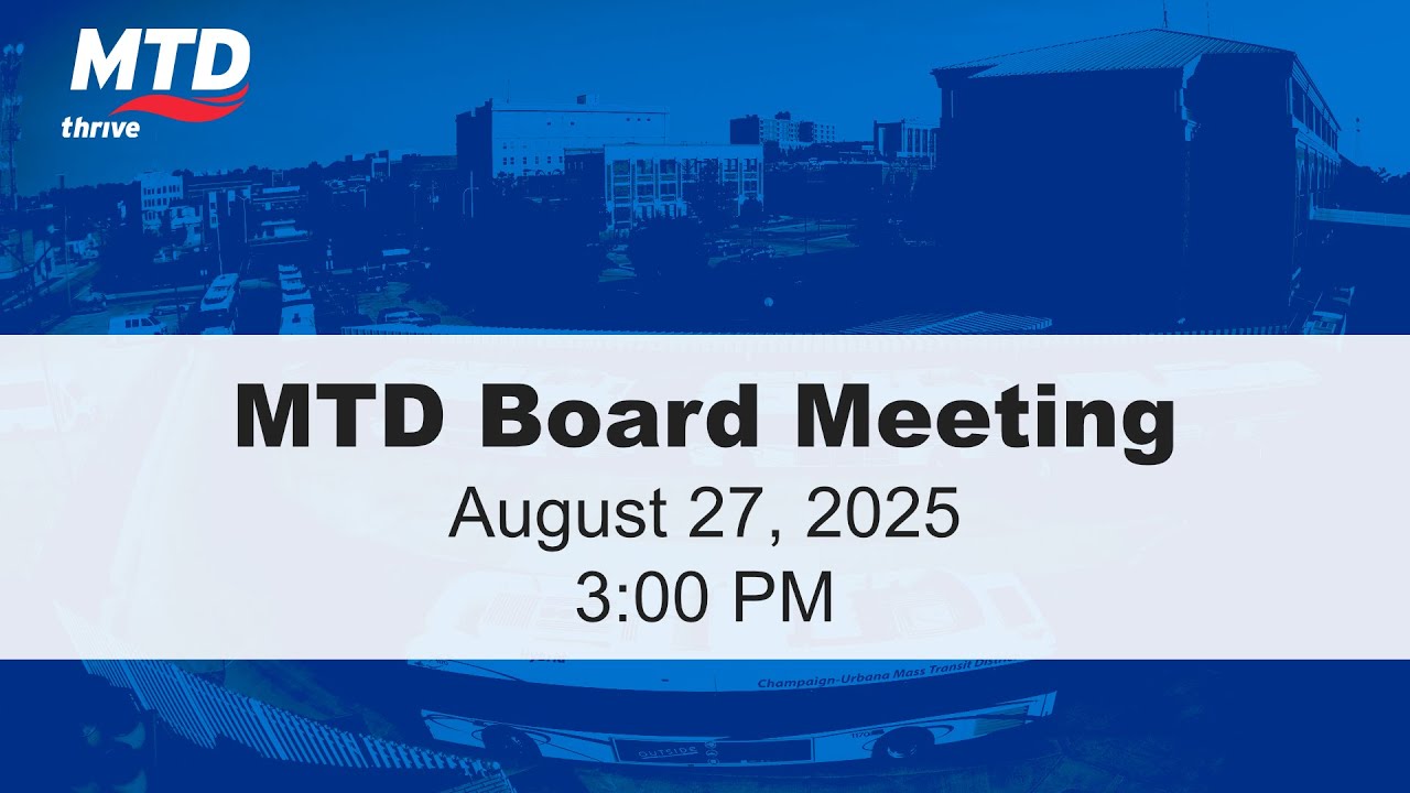 MTD Board Meeting - August 27, 2025 - YouTube