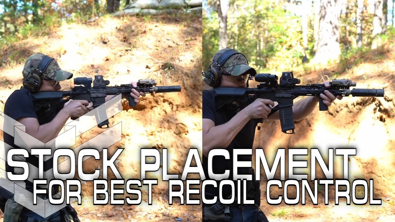 What's the Best AR 15 Stock Placement for Recoil Control - YouTube
