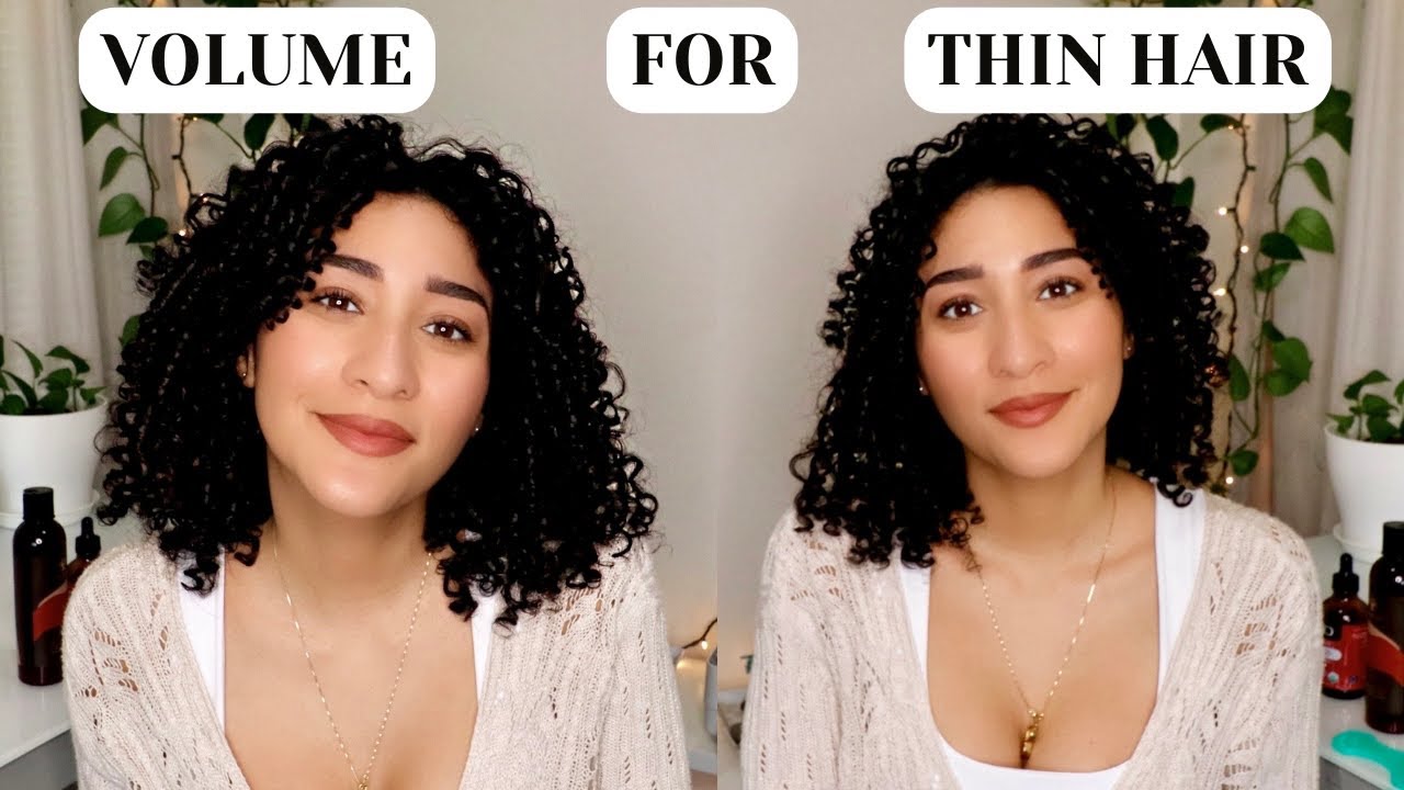 How I achieve VOLUME on my Low Porosity Fine Thin Curly Hair~ Low ...