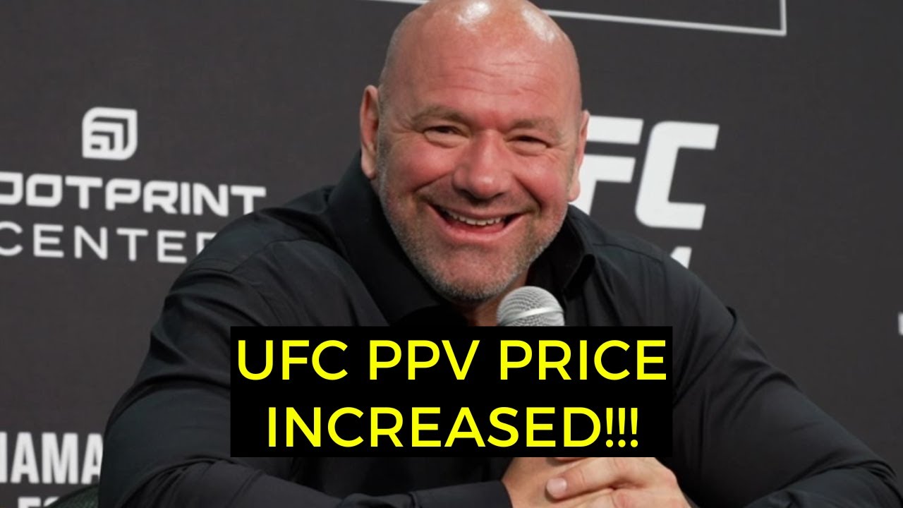 The UFC and ESPN Are Raising PPV Prices ... Again!!! - YouTube