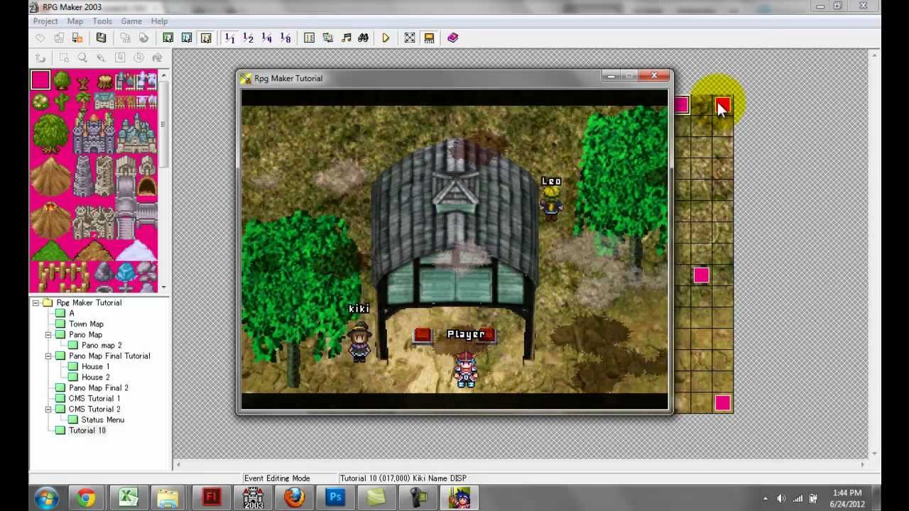 Rpg Maker Tutorial Part 10: Request: Displaying NPC Names Overhead ...