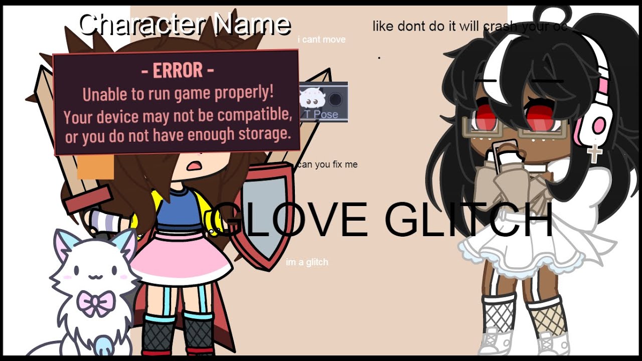 gacha club ll GlOvE GlitCh lll - YouTube
