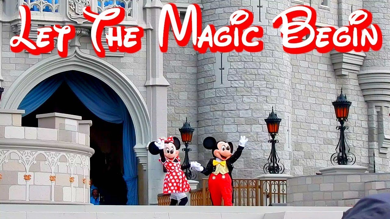 DISNEY | LET THE MAGIC BEGIN MORNING SHOW | FEB-MARCH 2017 - YouTube