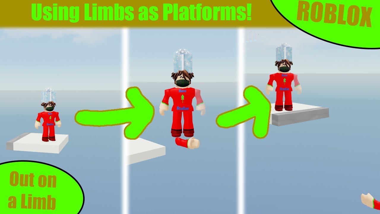 Roblox Obby, but I Can Use my Limbs as Platforms! [Roblox - Out on a ...