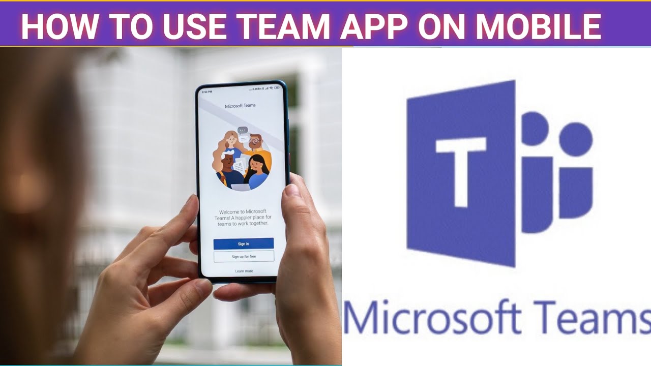 How to use Microsoft Teams App on Mobile | Microsoft Teams App kaise ...
