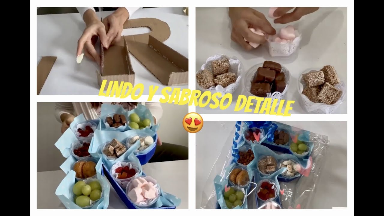 Letra de cartón con dulces y botana 😍🍬 - YouTube