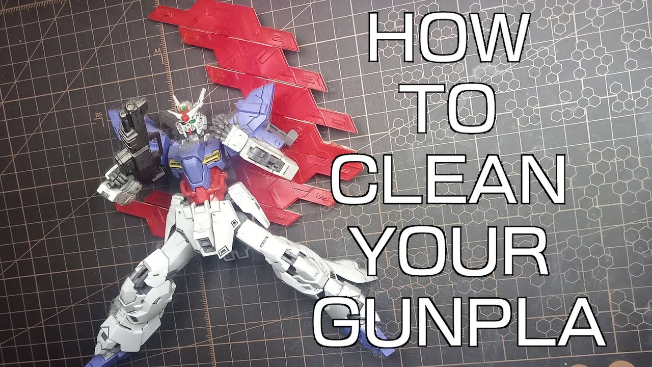 How to clean your Gunpla from DUST!! ( Deleted video) - YouTube