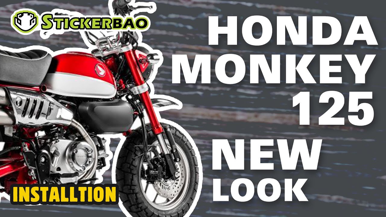 How to Install Rim Sticker on 12'' Wheel Honda Monkey 125 | StickerBao ...