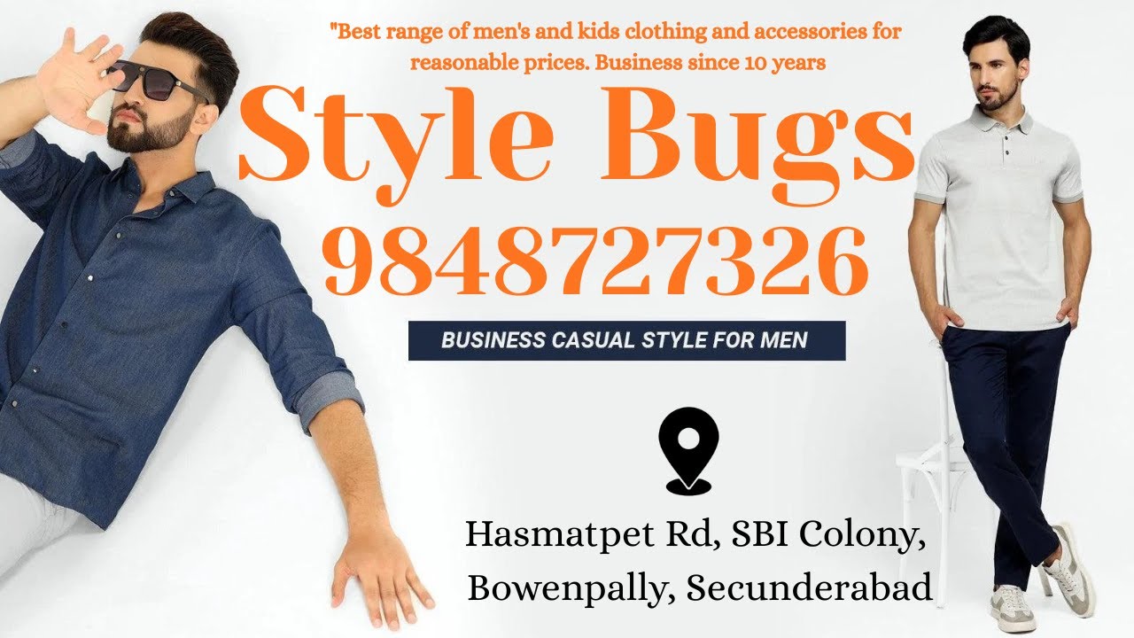 Style Bugs Mens & Kids Wear - YouTube