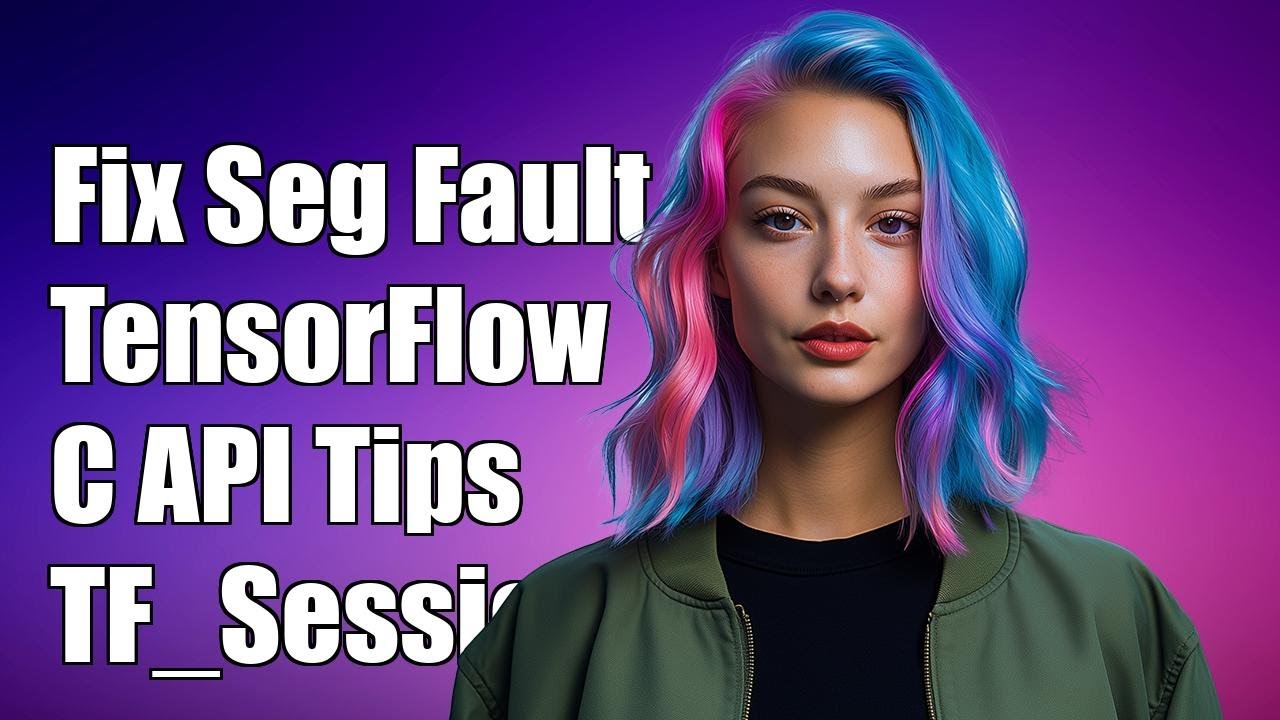 Fixing Segmentation Fault In Tensorflow C Api With Tfsessionrun Youtube