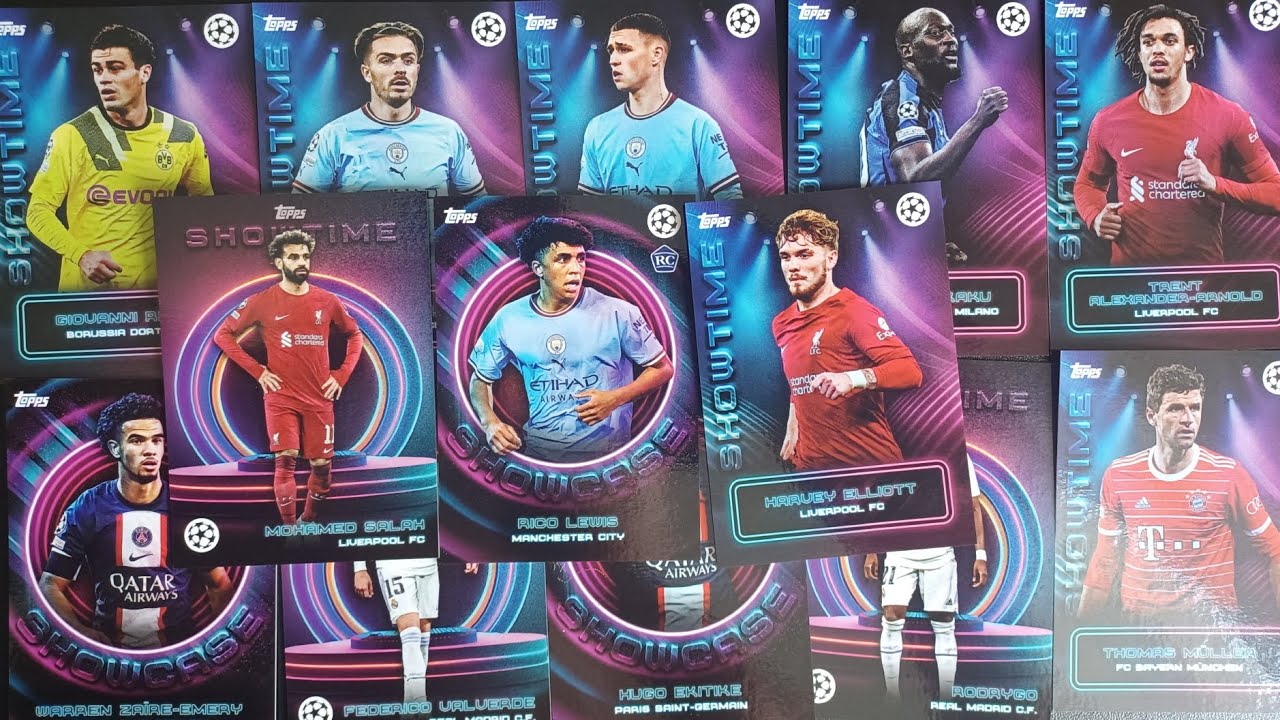 Topps Showtime 2022/23 collection cards. Распаковка Topps. - YouTube