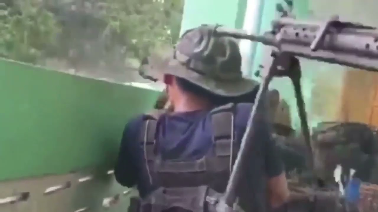 A battle between Myanmar Army and Anti-Junta Forces in Kayin State ...