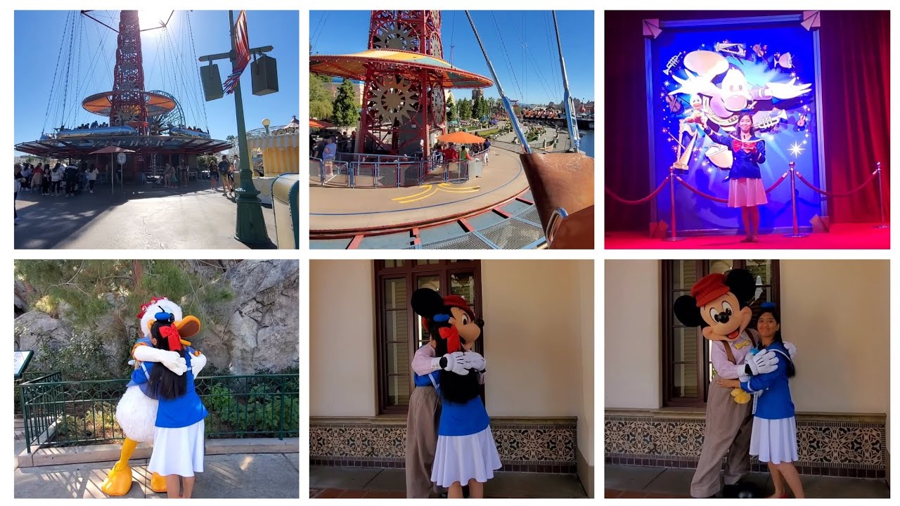 Pt 3 of Berry Violet and Donald Duck in Disney California Adventure ...