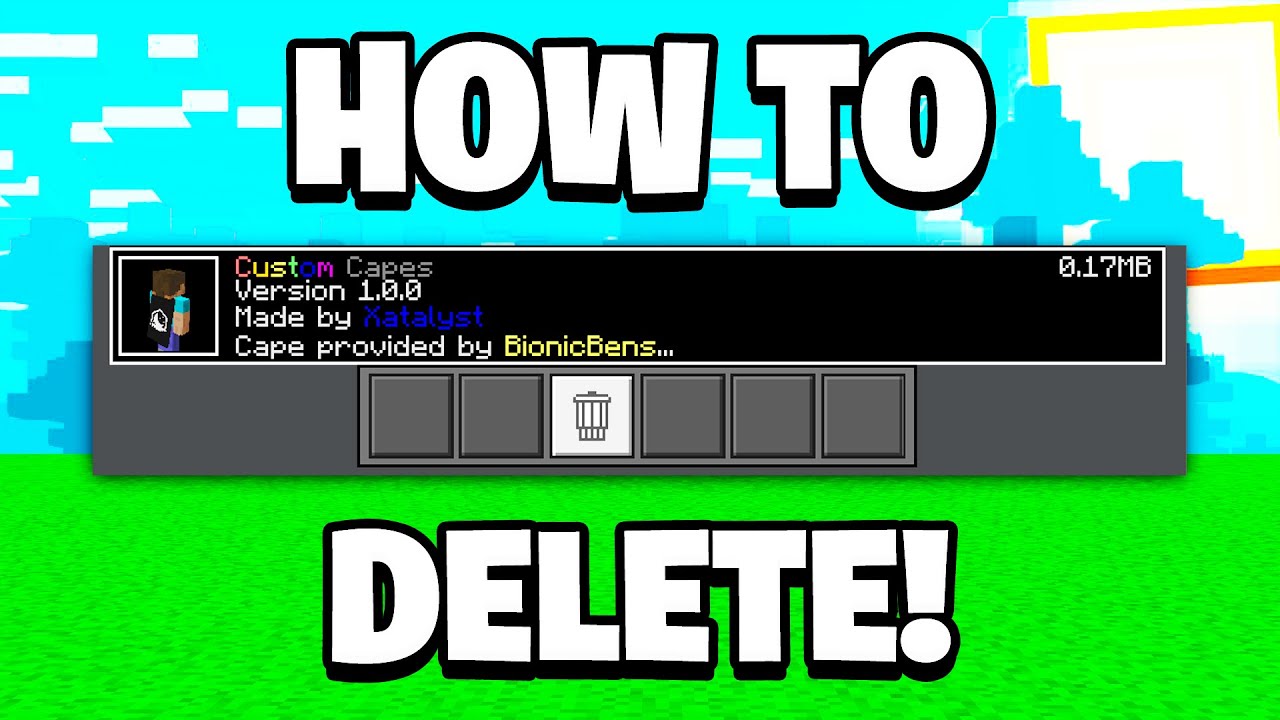 How To Delete Addons Texture Packs Minecraft PE Win10 Xbox PS4 Switch YouTube How To Delete Addons Texture Packs Minecraft PE Win10 Xbox PS4 Switch YouTube