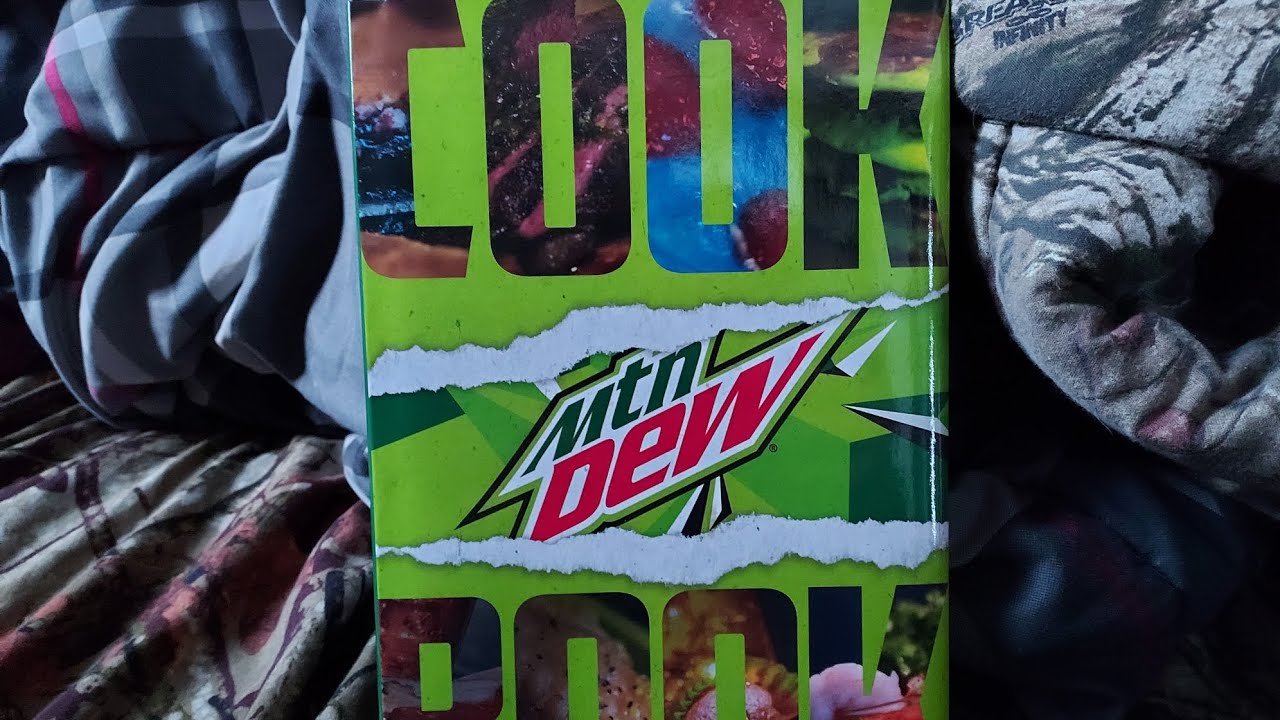 Look At My Mtn Dew CookBook I got for Christmas!!! - YouTube