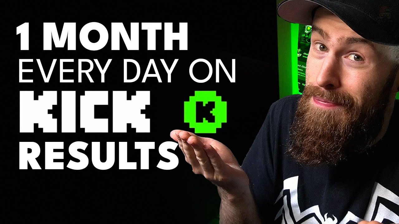 I Streamed EVERY DAY on KICK for A MONTH and THIS is what happened ...