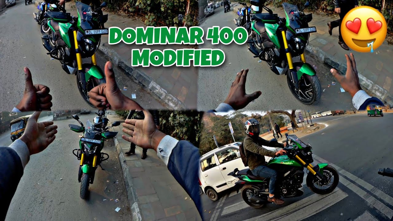 dominar 400 best modification indias first simple and best modify ...