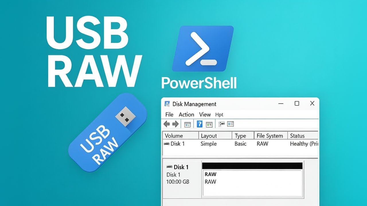 Hướng Dẫn Fix Lỗi USB RAW Trên Windows 10, 11 - YouTube