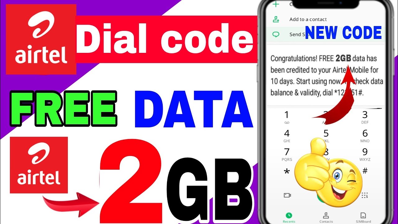 Airtel free 2GB data new code 2023 | Airtel free data 2023 | Airtel ...