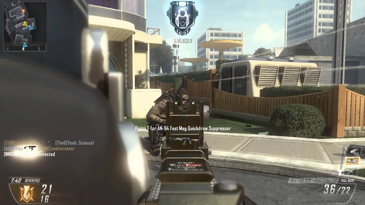 BO2 PC Vector K10 gameplay commentary TDM (NUKETOWN 52-3) - YouTube