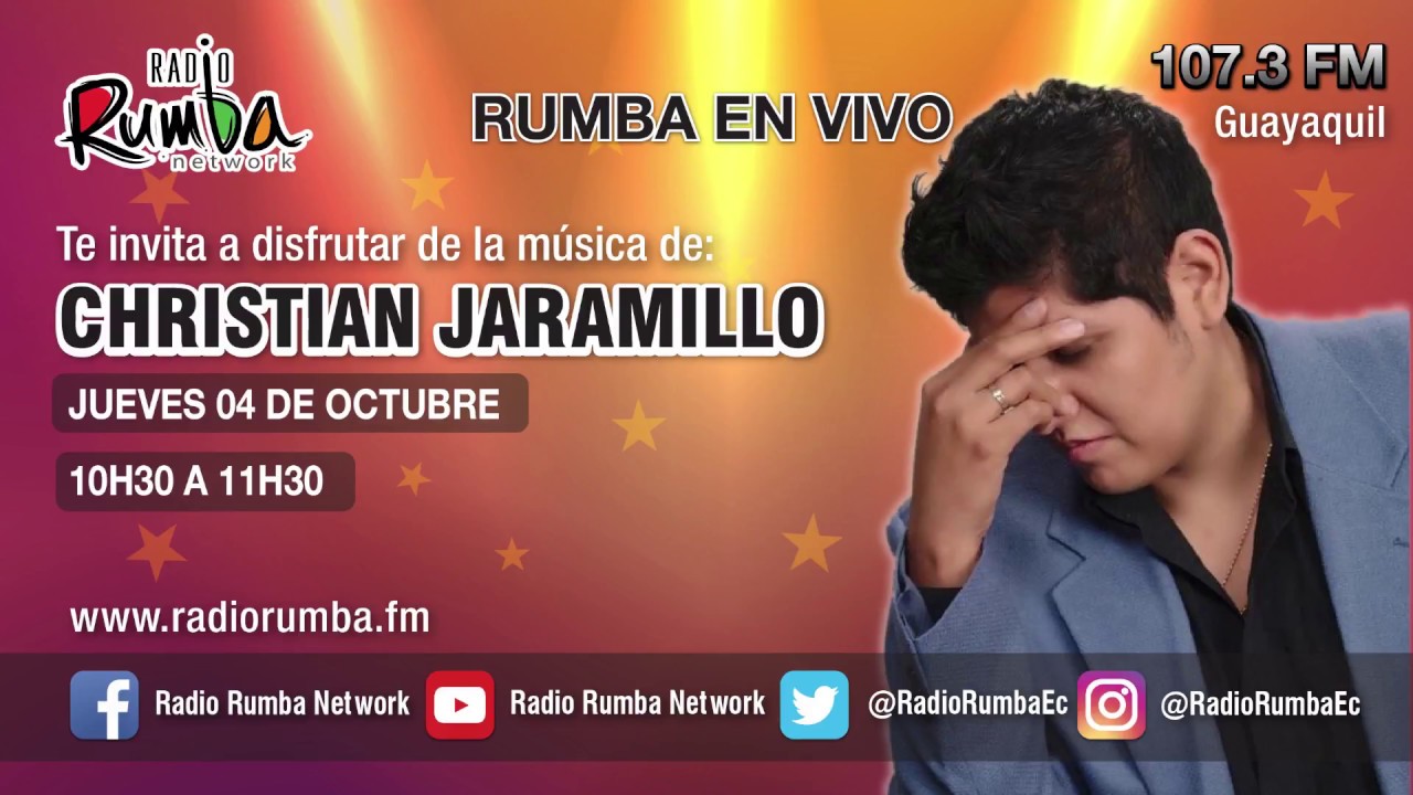 RUMBA EN VIVO CON CHRISTIAN JARAMILLO - YouTube
