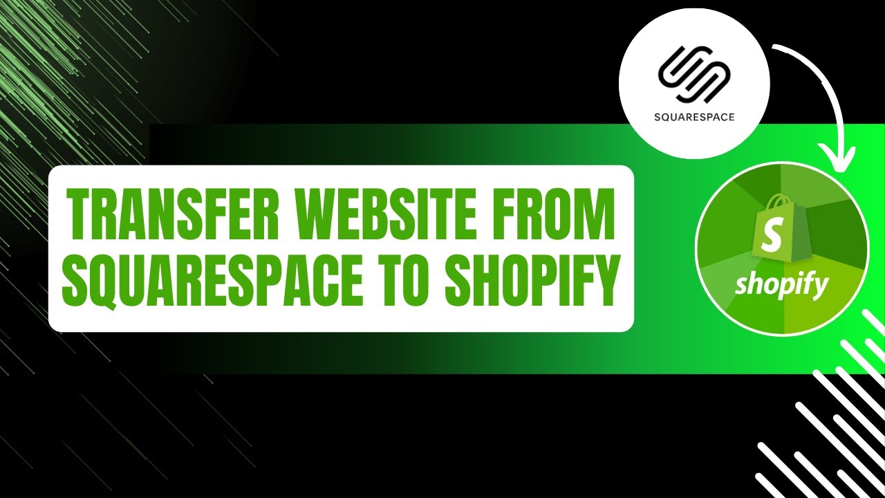 Seamlessly Transfer Your Website from Squarespace to Shopify: A Step-by-Step Guide 2024 - YouTube