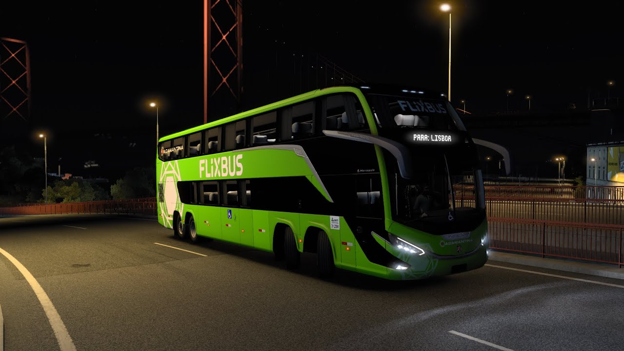 Madrid, Espanha - Lisboa, Portugal | FlixBus | ETS2 Mods - YouTube