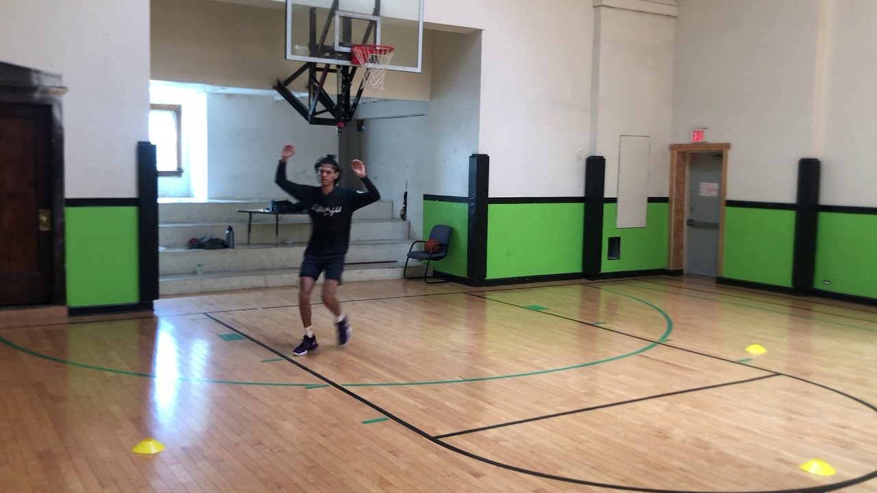 Defensive slide with close out - YouTube