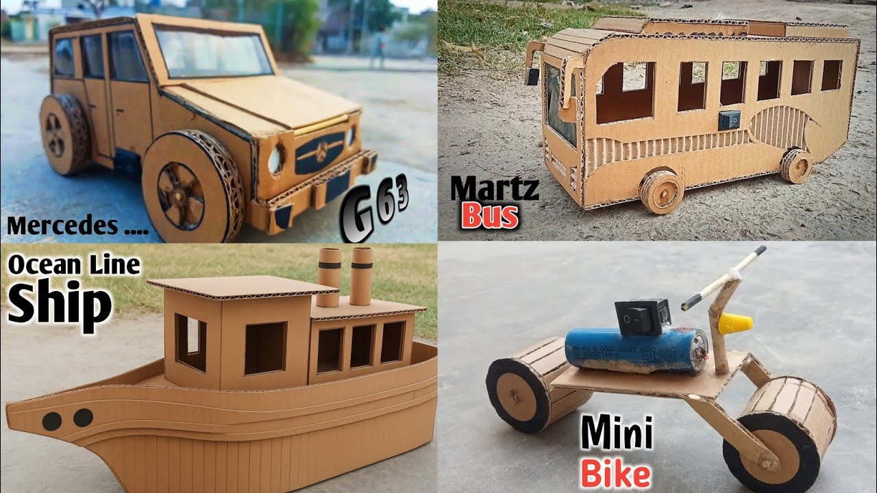"4 Epic Cardboard Vehicles You Can Make at Home – Easy DIY Crafts ...
