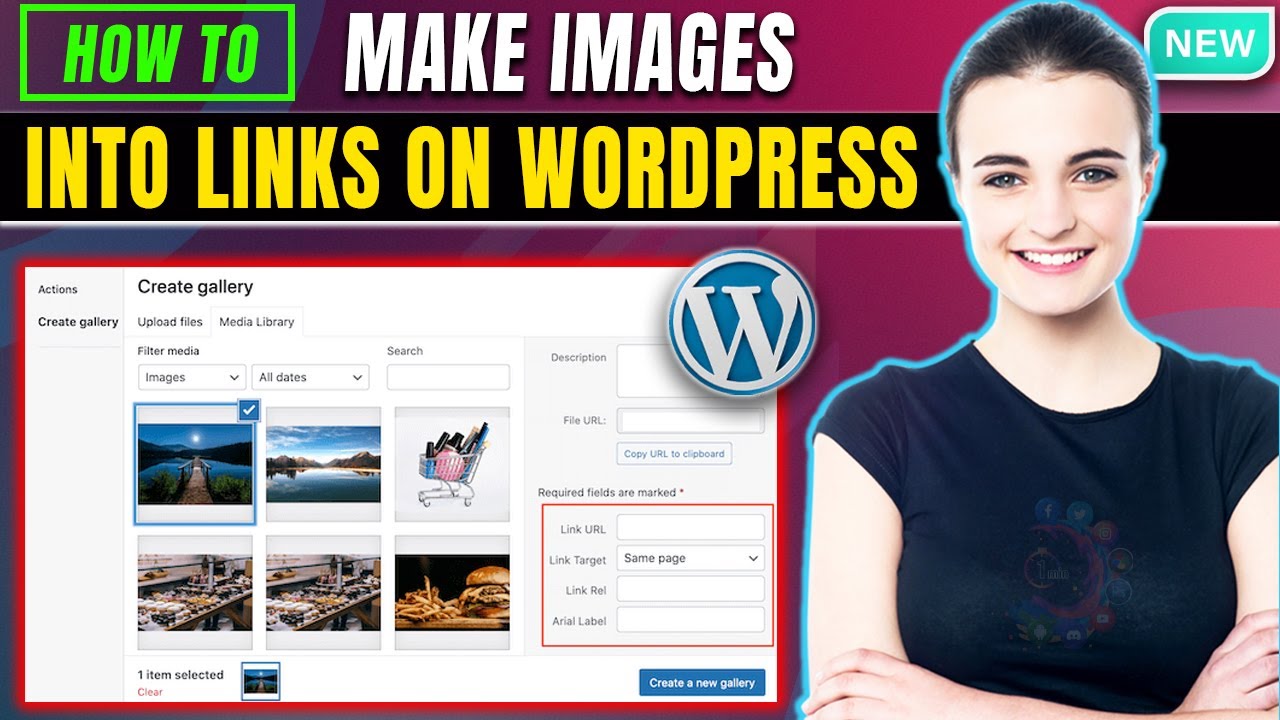 How to Make Images into Links on WordPress 2025 - YouTube
