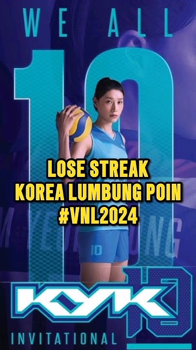 Jung Hoyong tak mampu angkat Korea, 29 Losestreak #vnl2024 #redsparks #megawatihangestri # ...