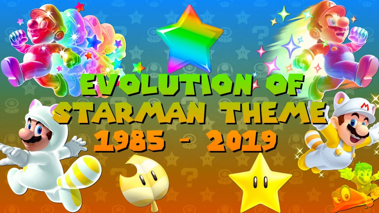 Evolution of Starman Theme In The Mario Games (1985 - 2019) - YouTube